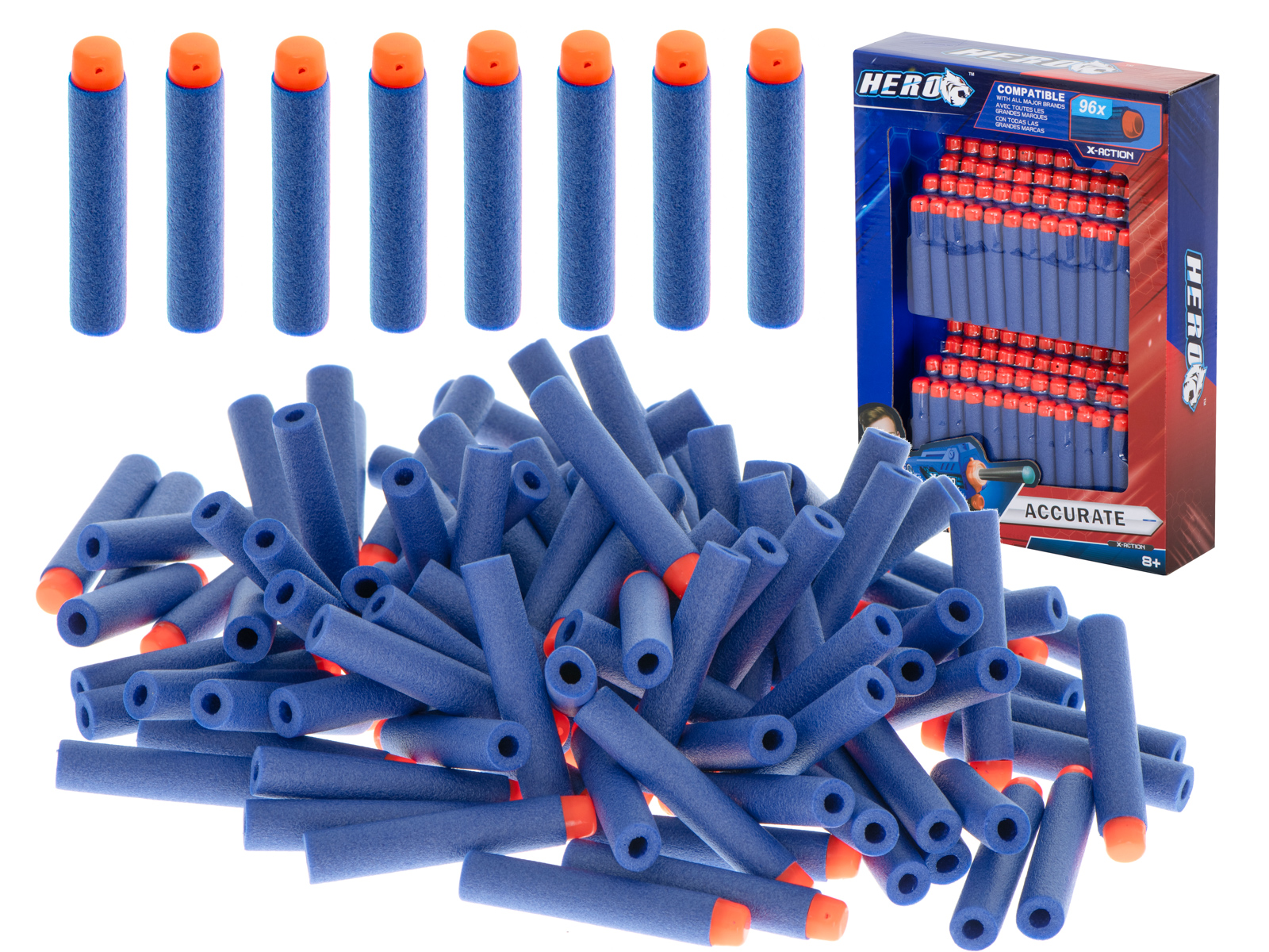 NERF Foam Bullets Darts 96 pcs