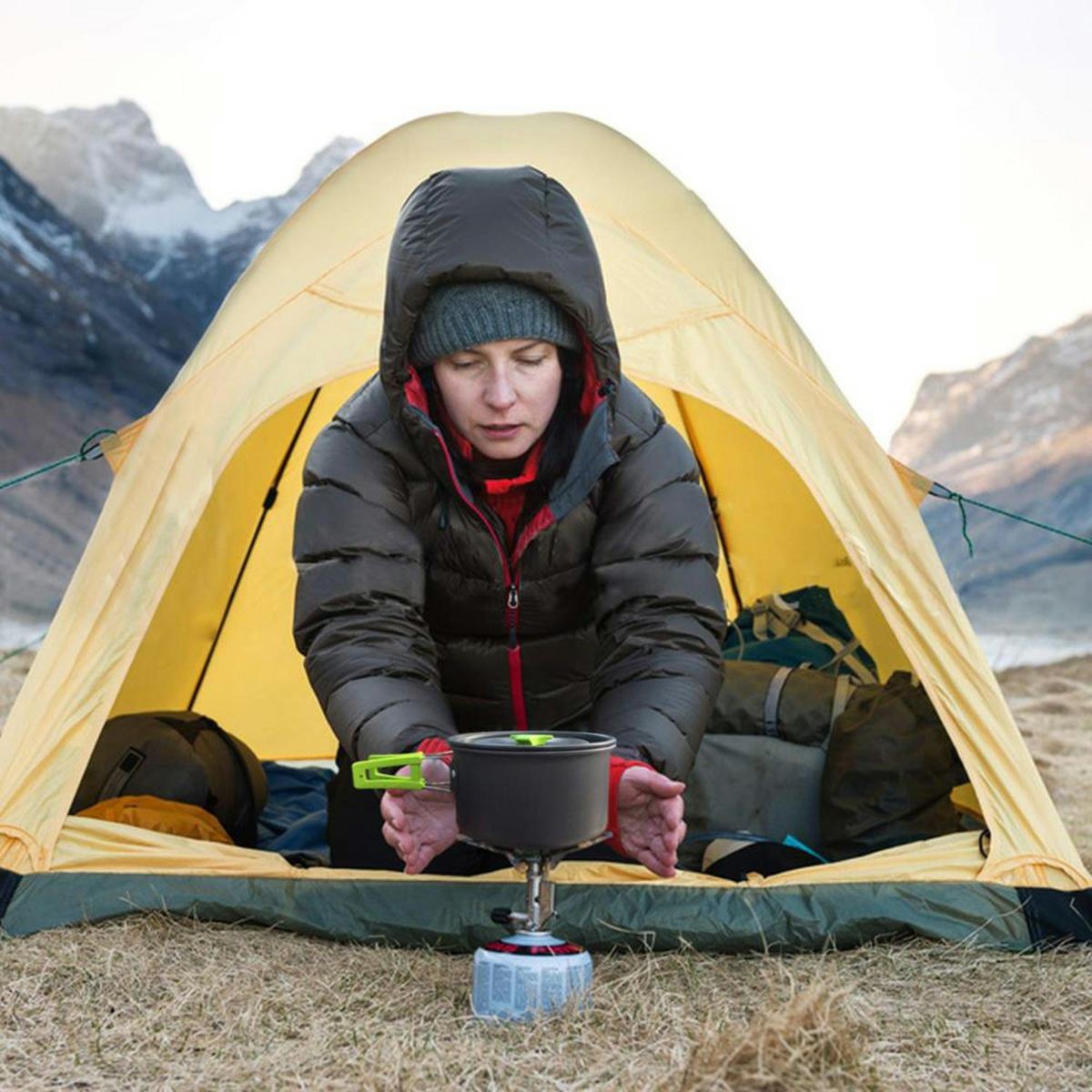 Travel Hiking Camping Cookware Set Portable Lightweight Outdoor Cooking ...